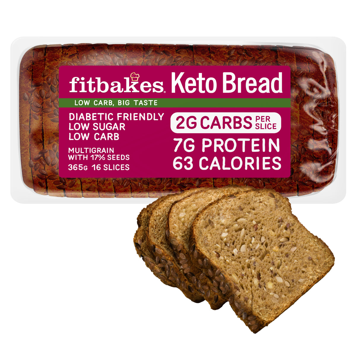 Low Carb Bread - Low Carb, Low Calorie, Keto Loaf – Fitbakes®